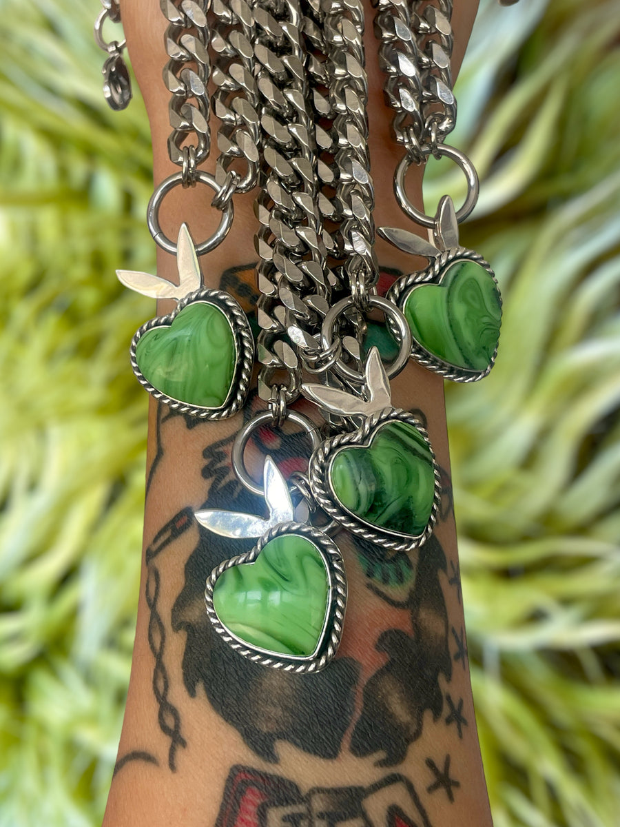 Pre Order Green Stoner Bunny Choker – By Francis Frank